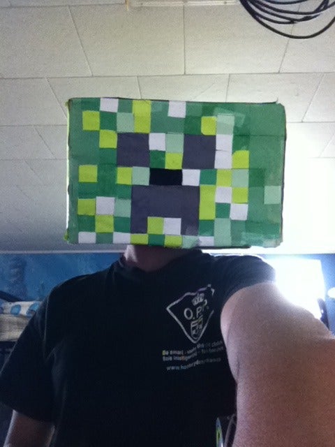 Minecraft Creeper Mask : 3 Steps - Instructables