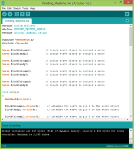 DIY Vending Machine Using Arduino & 1Sheeld : 5 Steps - Instructables