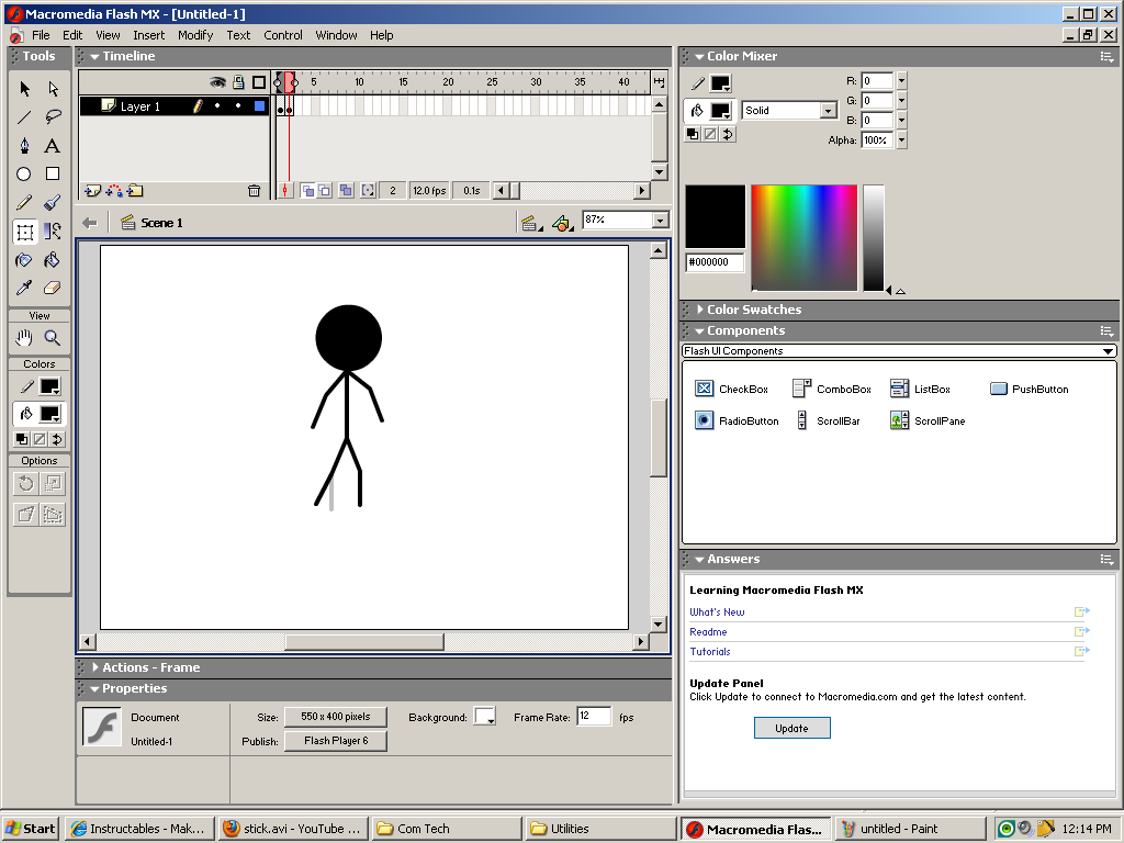How to Make a Simple Flash Animation : 3 Steps - Instructables