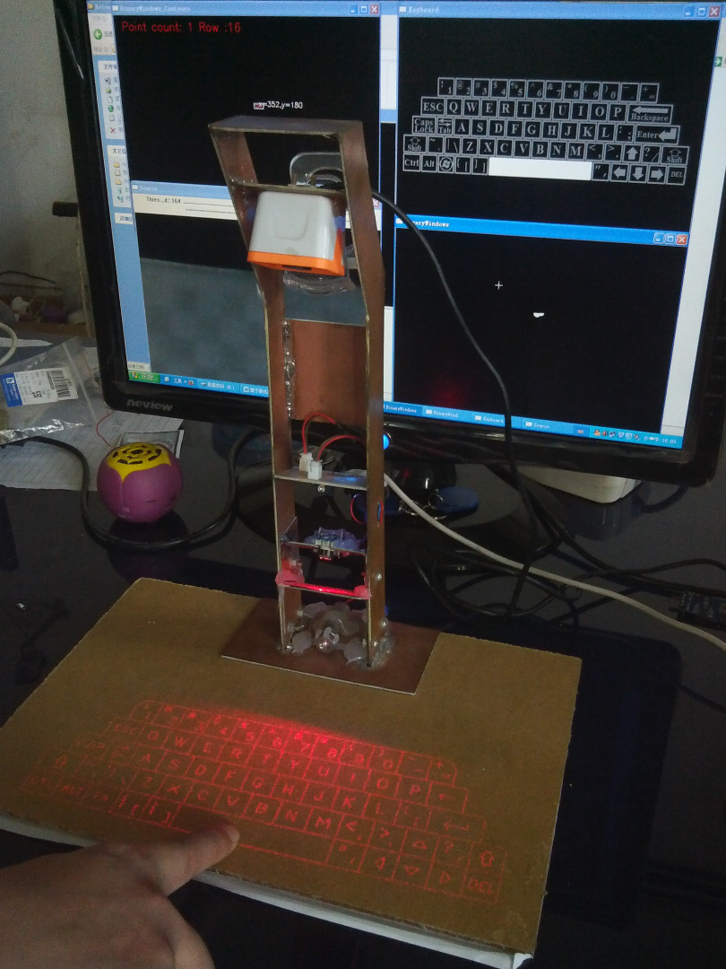How to Make Laser Projection Virtual Keyboard | Trybotics