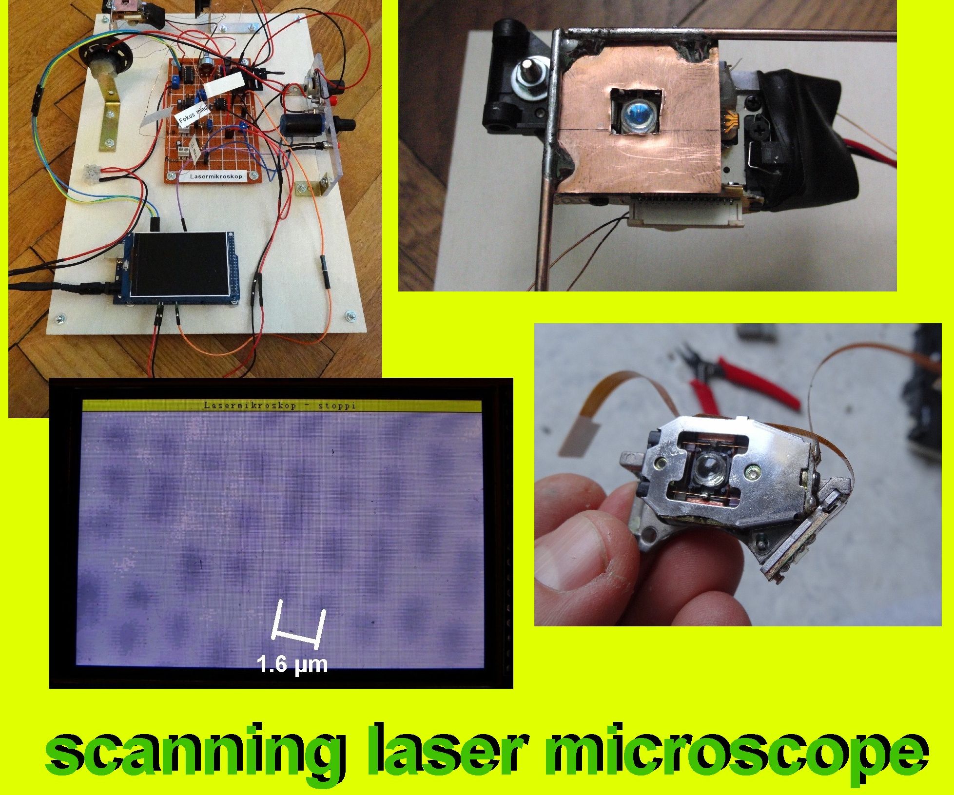 Scanning Laser Microscope With Arduino : 7 Steps (with Pictures ...