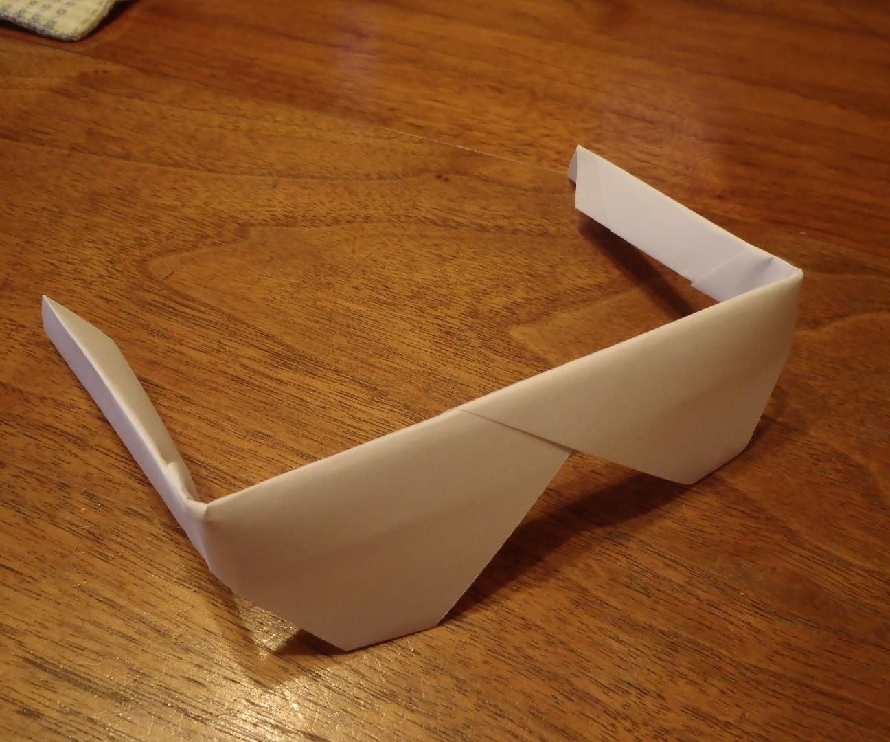 Origami Sunglasses 5 Steps Instructables