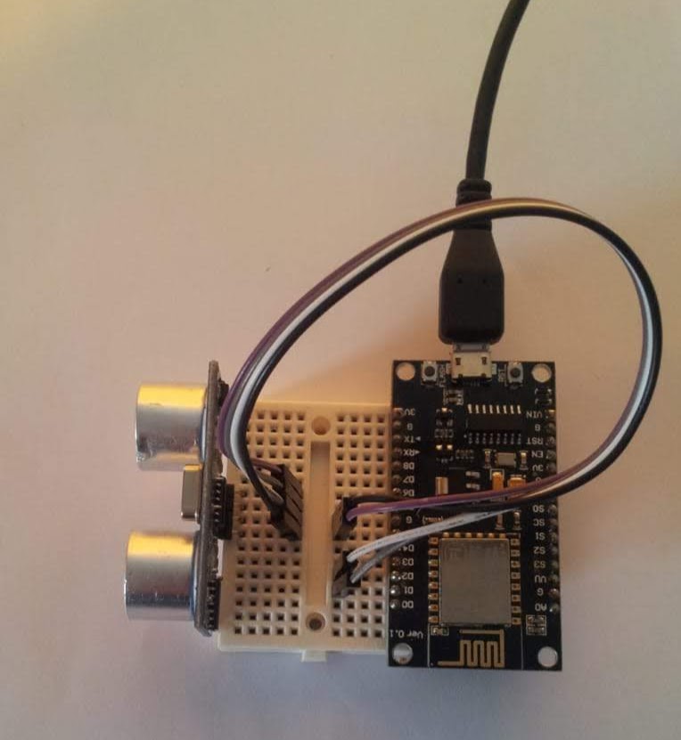 How to Monitor Ultrasonic Distance With ESP8266 and AskSensors IoT ...