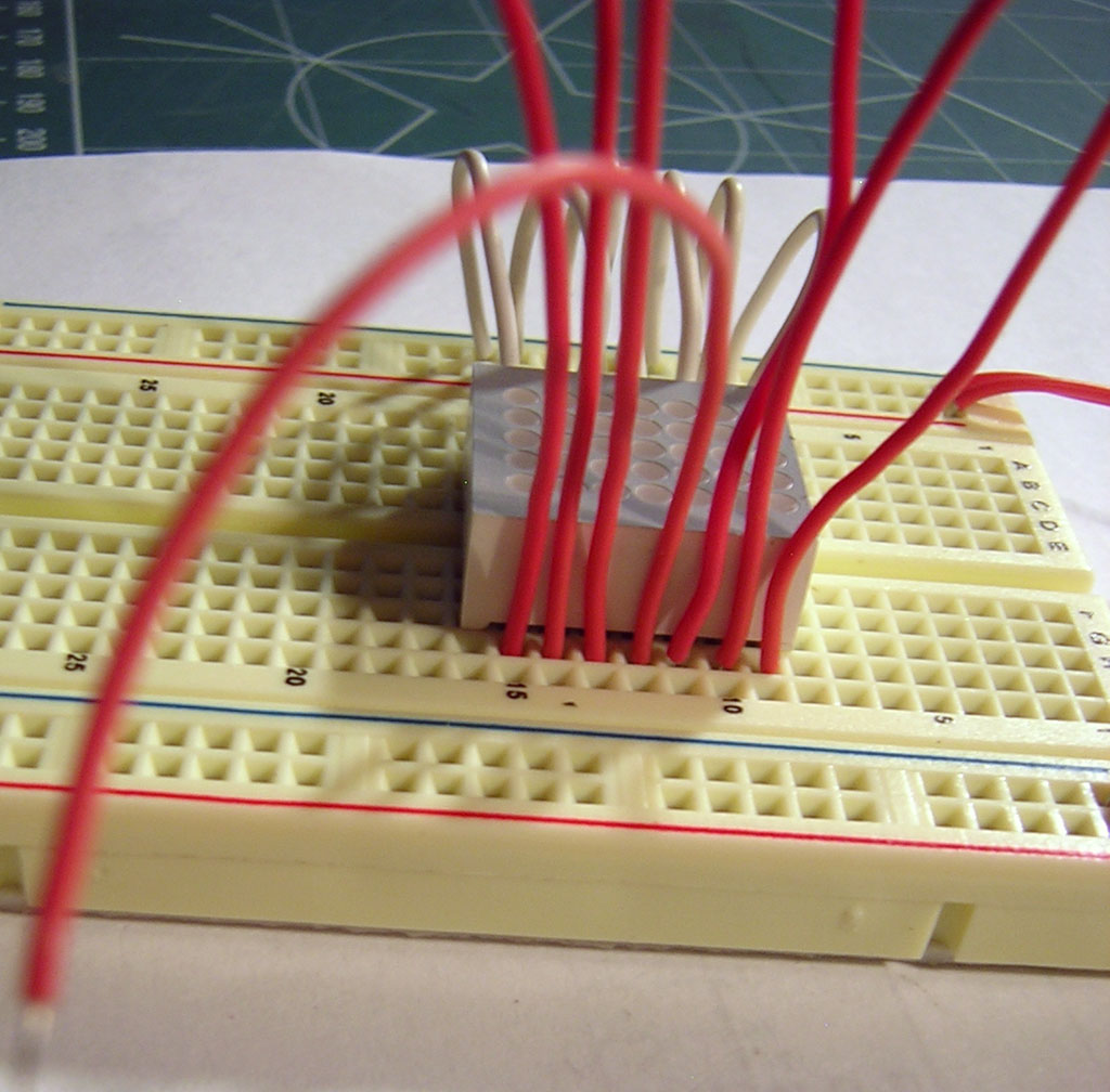 Using A Dot Matrix Led With An Arduino And Shift Register Trybotics