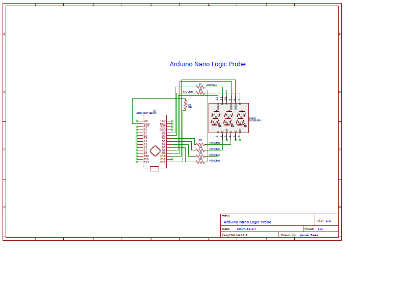 Arduino Nano Logic Probe | Trybotics