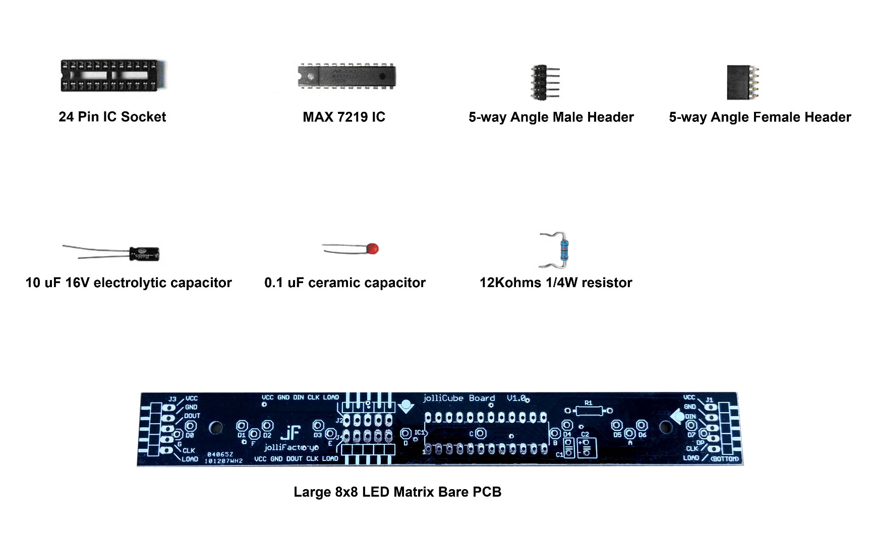 Large 8x8 LED Matrix Display | Trybotics