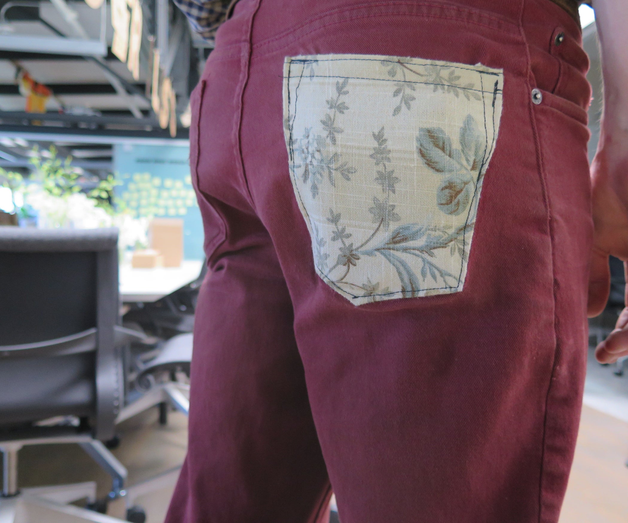 Replace The Butt Pocket On Your Jeans 7 Steps With Pictures
