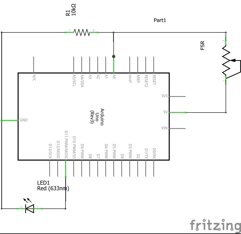 Interfacing Force Sensitive Resistor to Arduino | Trybotics