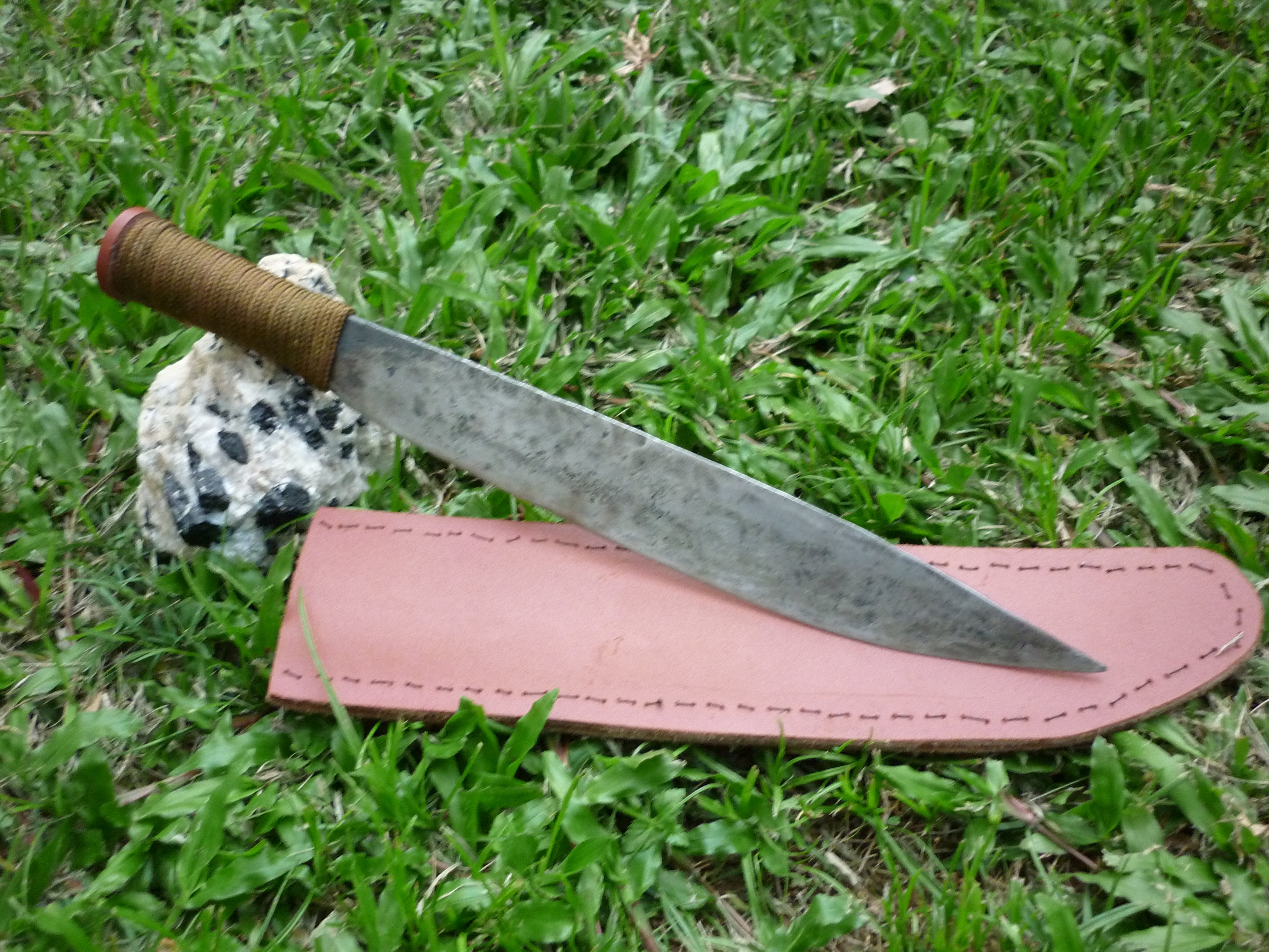 How To Make A Knife Sheath From Leather 6 Steps Instructables How To Make A Knife Sheath From Leather 6 Steps Instructables