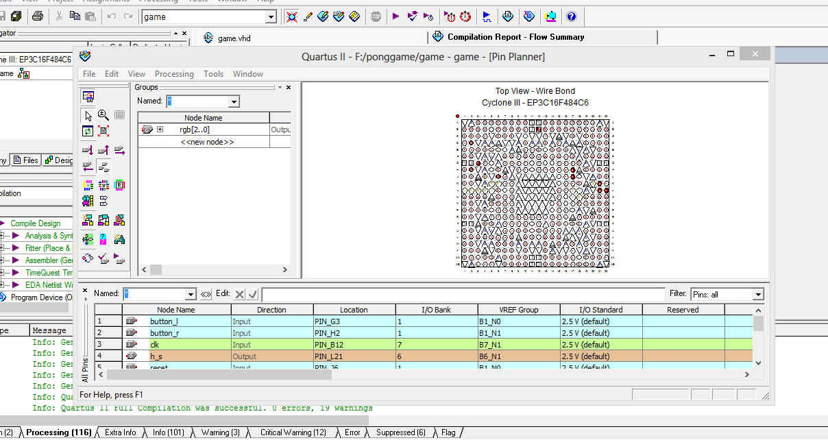 Pong Game Using Fpga Kit | Trybotics