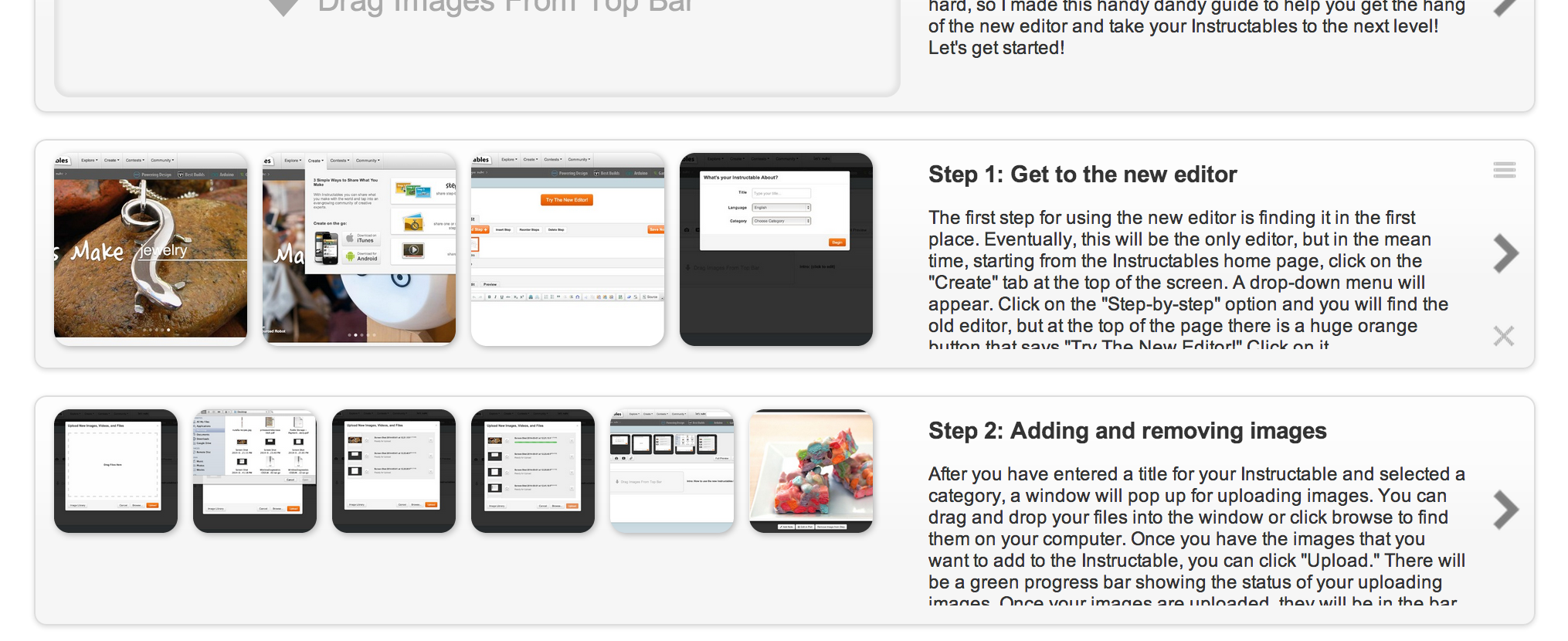 How to Make an Instructable Using the New Editor | Trybotics