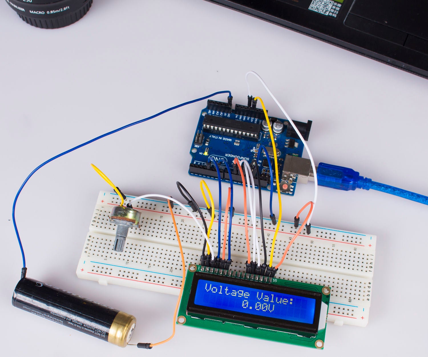 How To Make A 5v Voltmeter With Arduino 8 Steps With Pictures