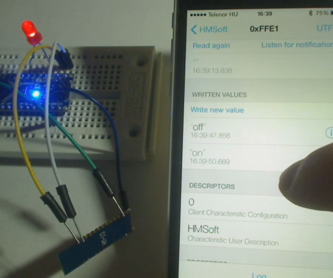 Iphone Bluetooth Control Arduino Instructables