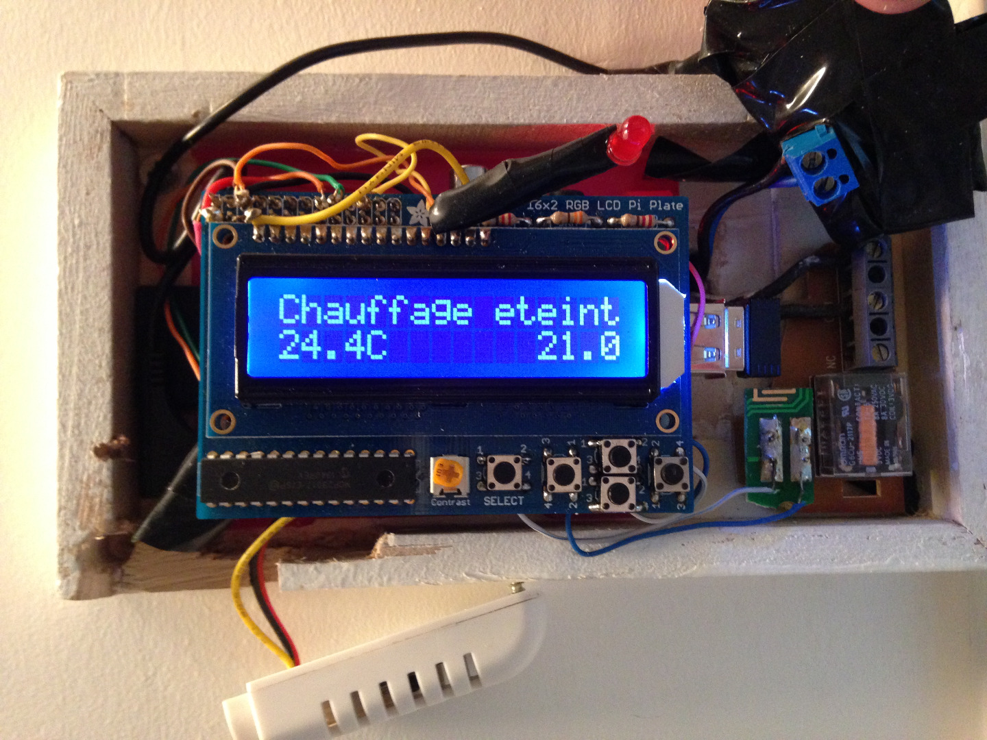 Thermostat Raspberry Pi | Trybotics