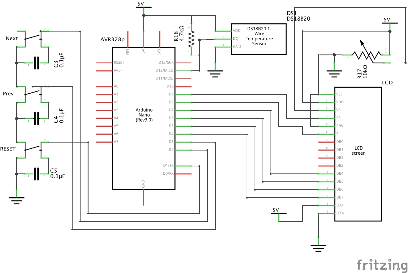 Thermostat Based On Arduino Trybotics 
