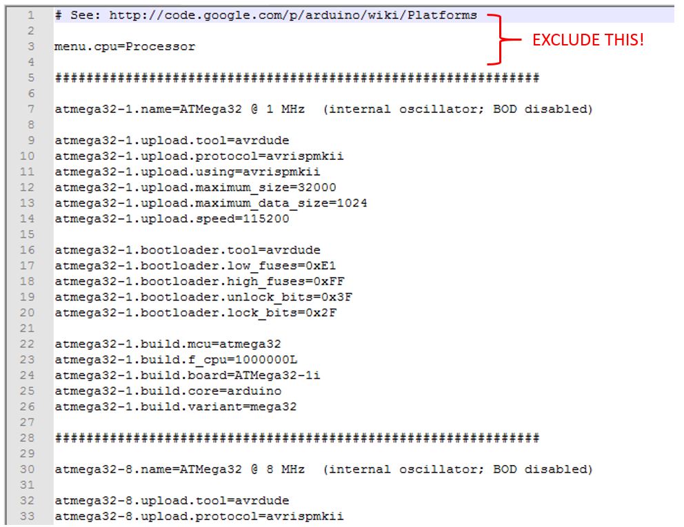 Programming Atmega32 Or Any Other Avr Using Arduino Ide Trybotics 