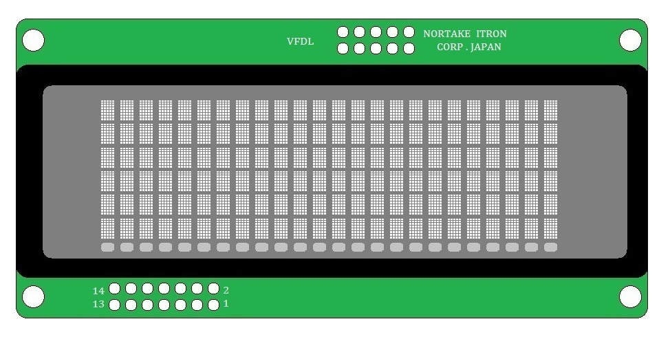 Arduino and the Noritake 24x6 VFD Module (Vacuum Fluorescent Display ...