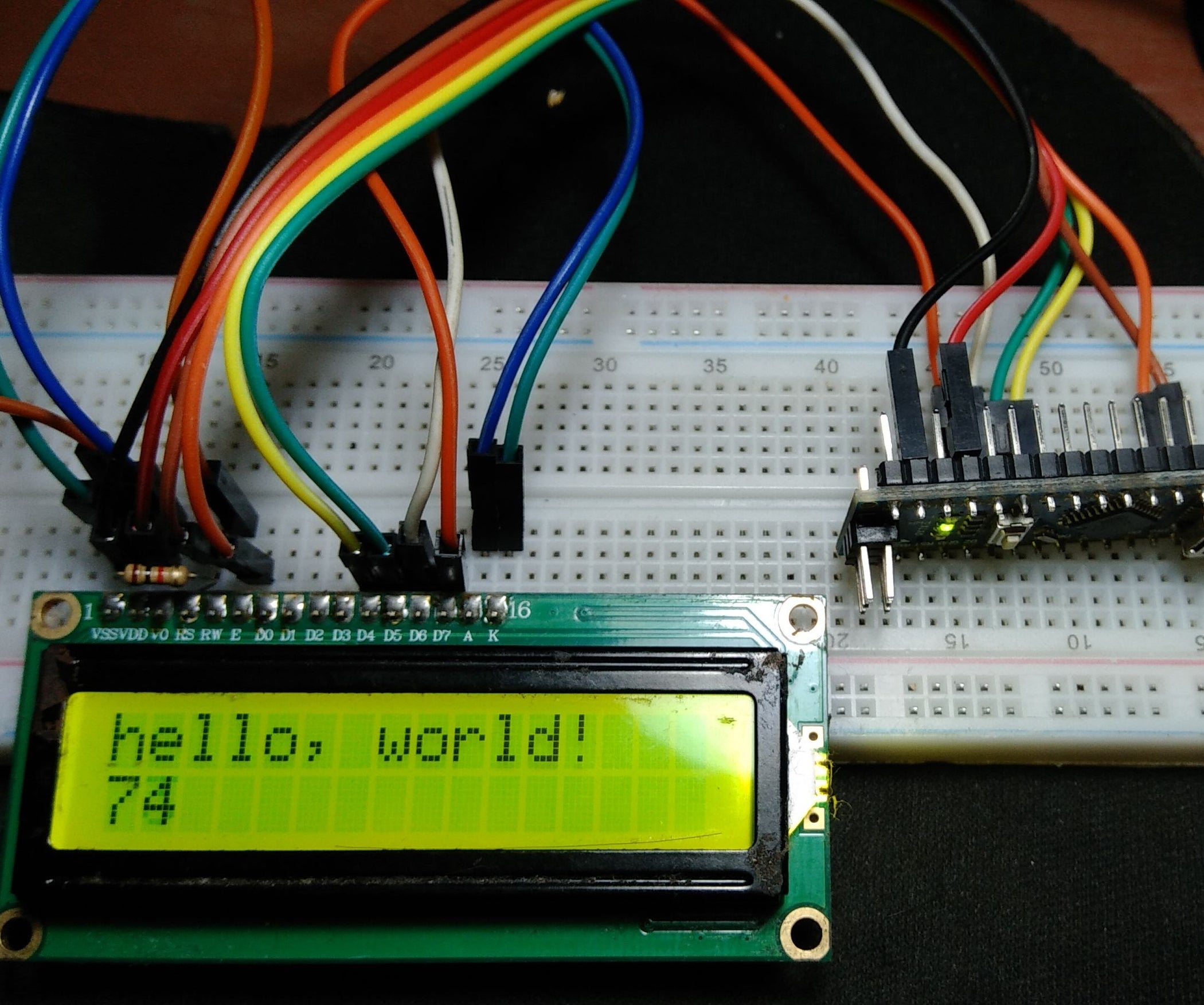 Liquid Cristal Display Using Arduno : 4 Steps - Instructables