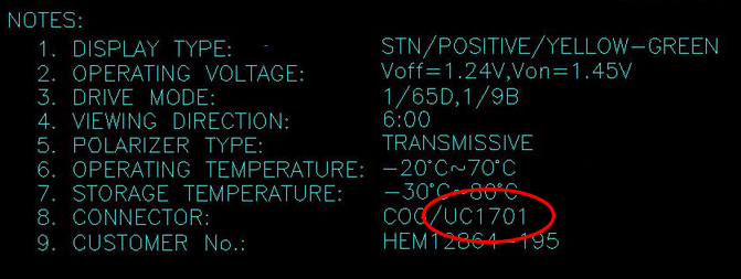 LCD COG for an Arduino Nano | Trybotics