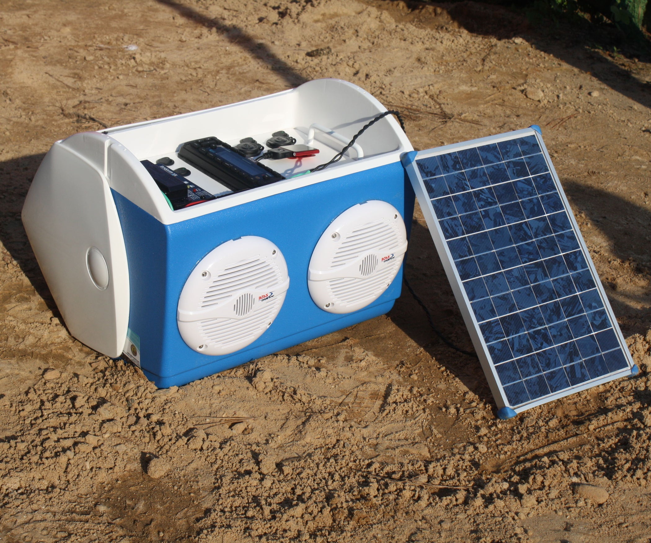 Solar Charged Stereo Cooler 6 Steps with Pictures Instructables solar-charged-stereo-cooler-6-steps-with-pictures-instructables