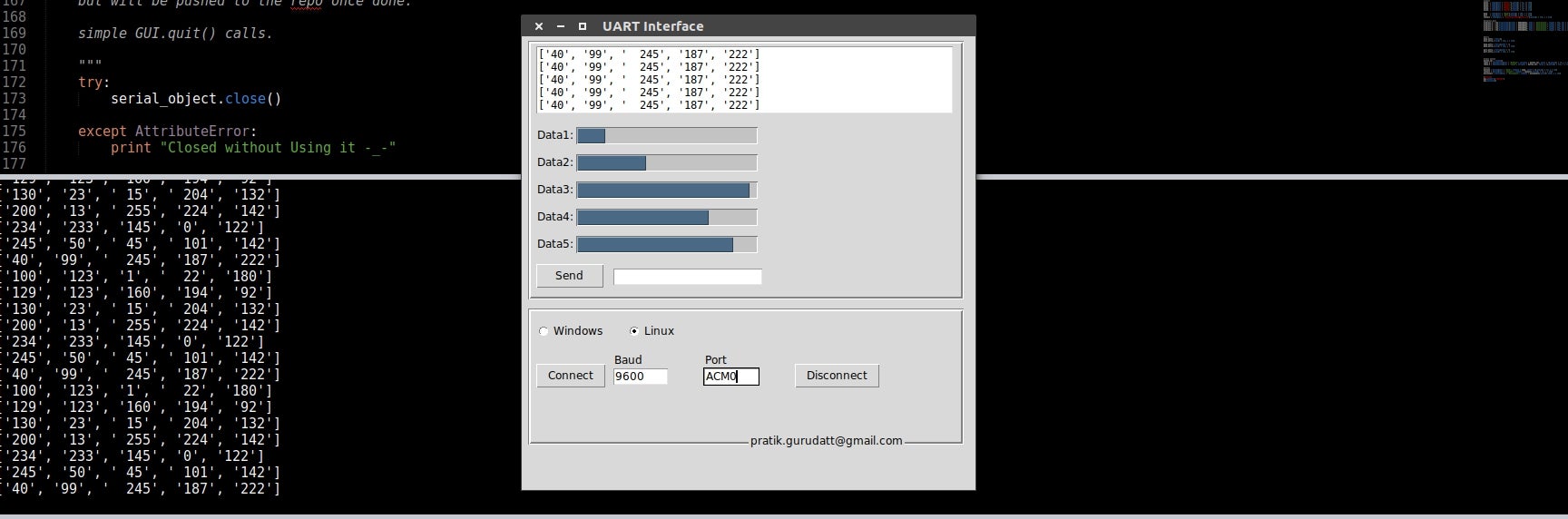 Uart Controller With Tkinter And Python Gui Trybotics 