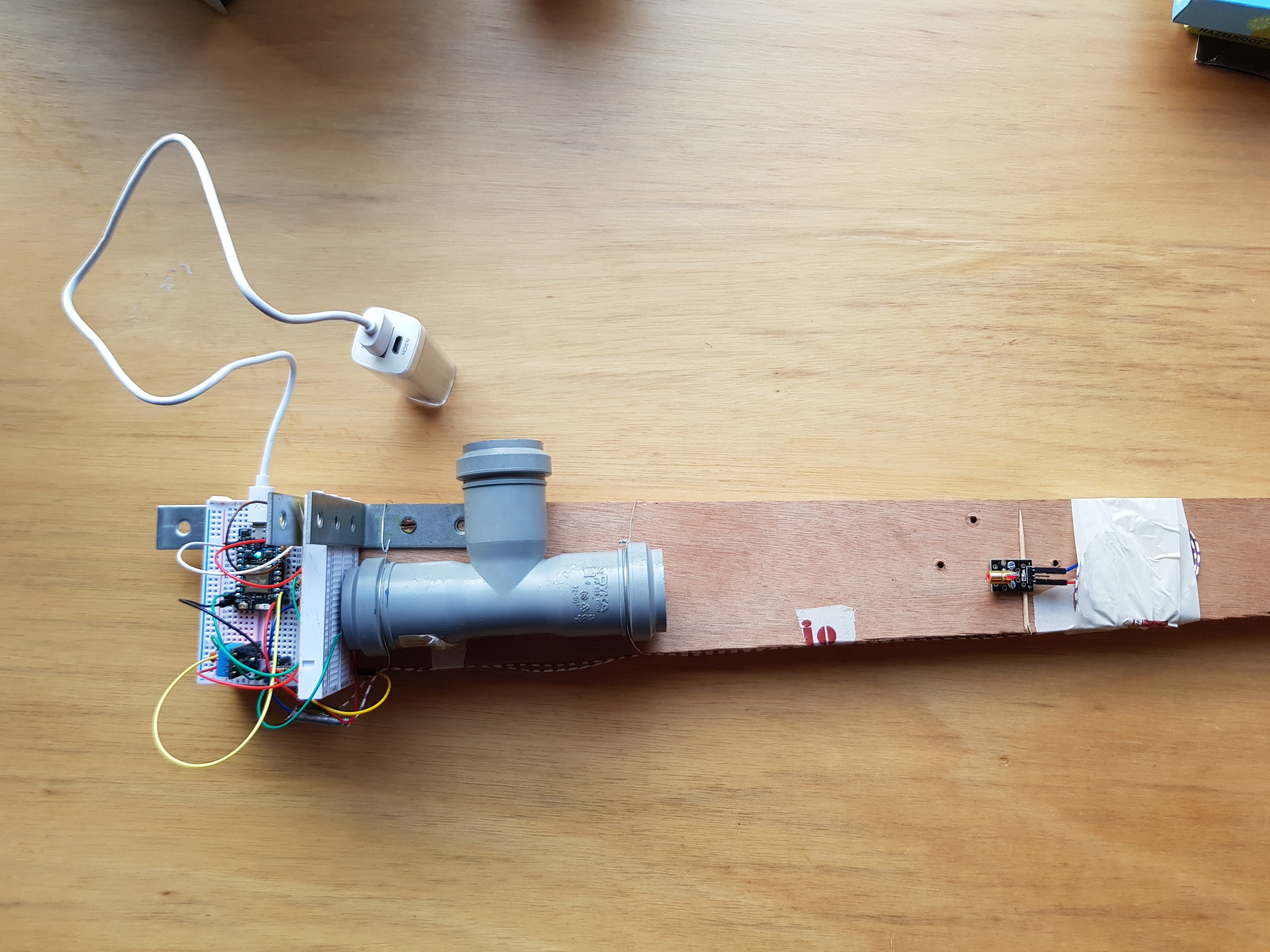Fog Sensor Particle Photon Save Data Online Trybotics