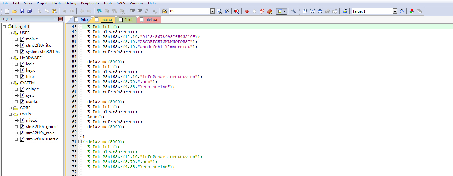 How to Use E-ink Display Module on the Stm32(Compatible With Arduino 3 ...