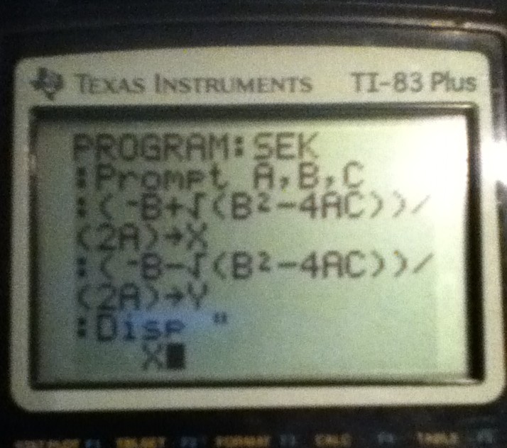 How to Create Programs on a Graphing Calculator | Trybotics