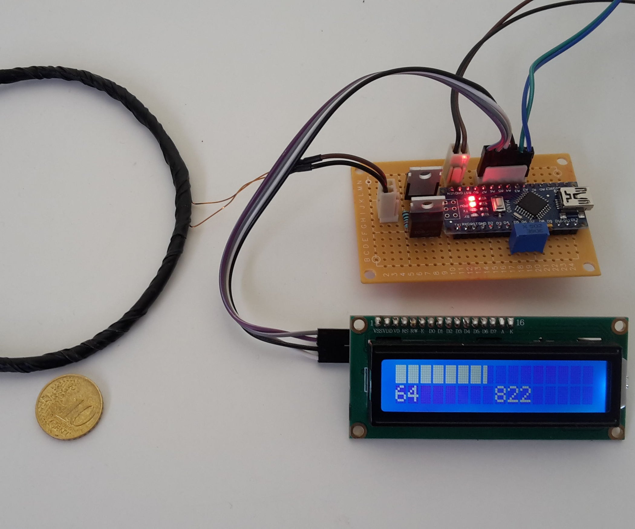 Arduino Based Pulse Induction Detector Flip Coil 5 Steps With Pictures Instructables