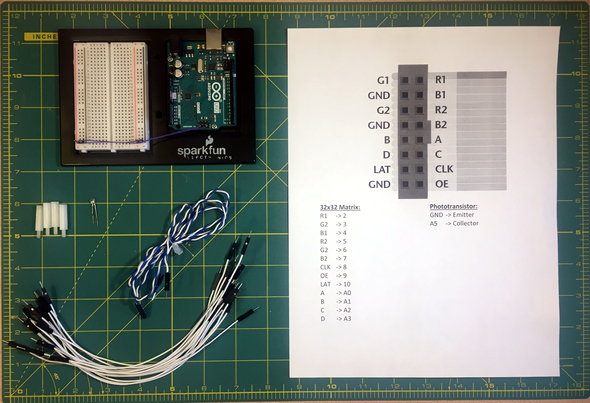 Using a LED Matrix As a Scanner | Trybotics