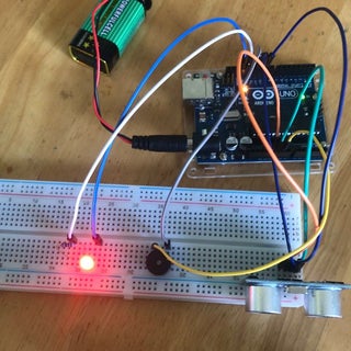Arduino - Ultrasonic Sensor HC-SR04 With Buzzer : 3 Steps (with ...