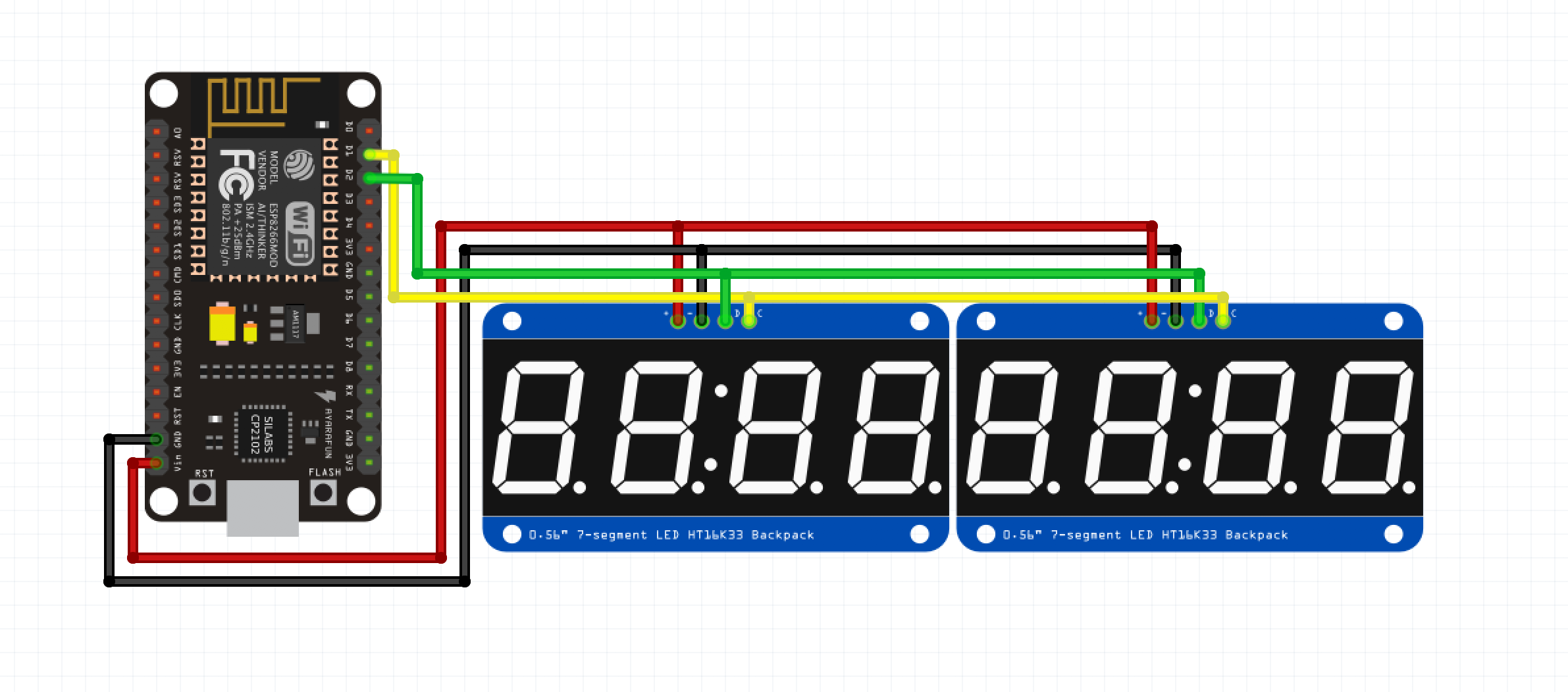 YouTube Subscriber Counter With ESP8266 | Trybotics