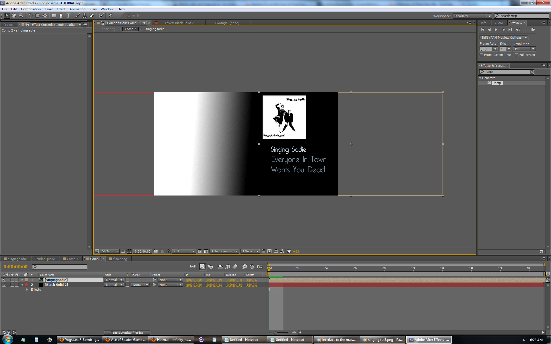 Creating a Gradient Mask in After Effects CS5 | Trybotics