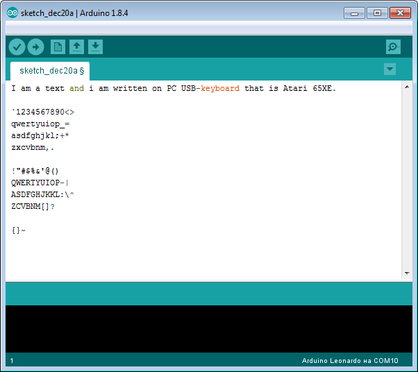 ATARI 65XE AS USB-KEYBOARD | Trybotics