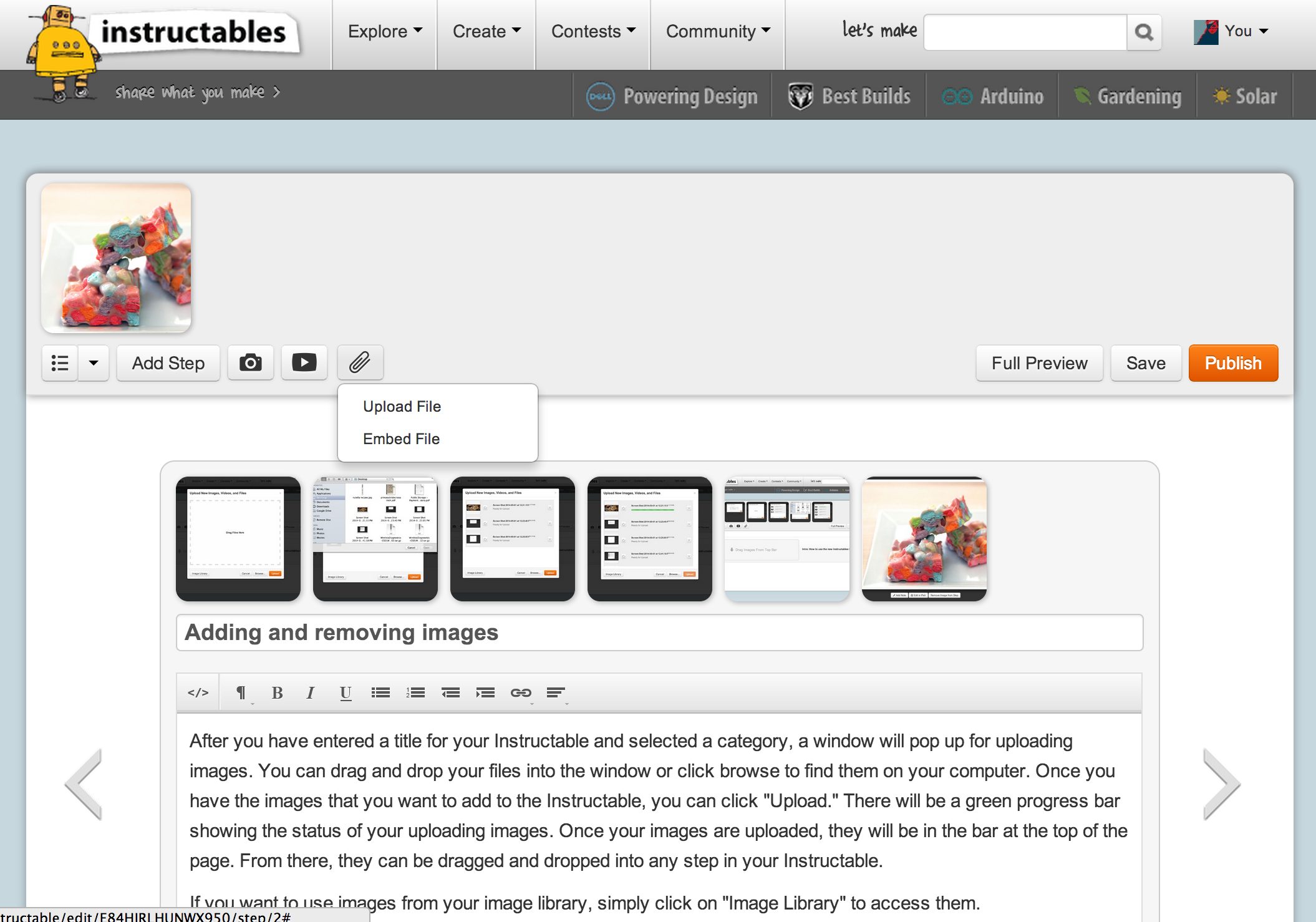 How to Make an Instructable Using the New Editor | Trybotics