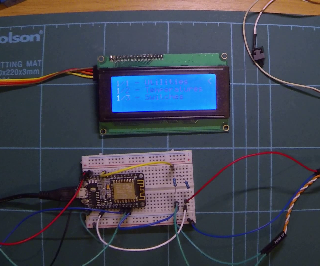 Nodemcu Devkit Esp8266 Display Temperature On An I2c Lcd Display 4 Steps With Pictures