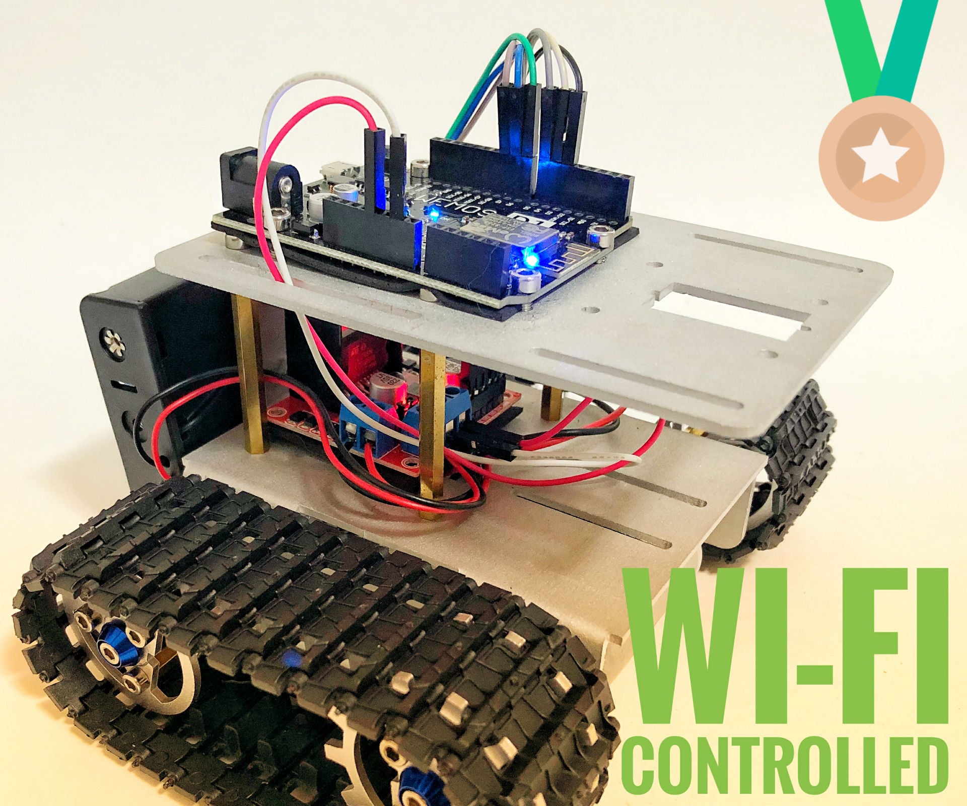 Wi Fi Controlled Robot Using Wemos D1 Esp8266 Arduino Ide And Blynk App 11 Steps With