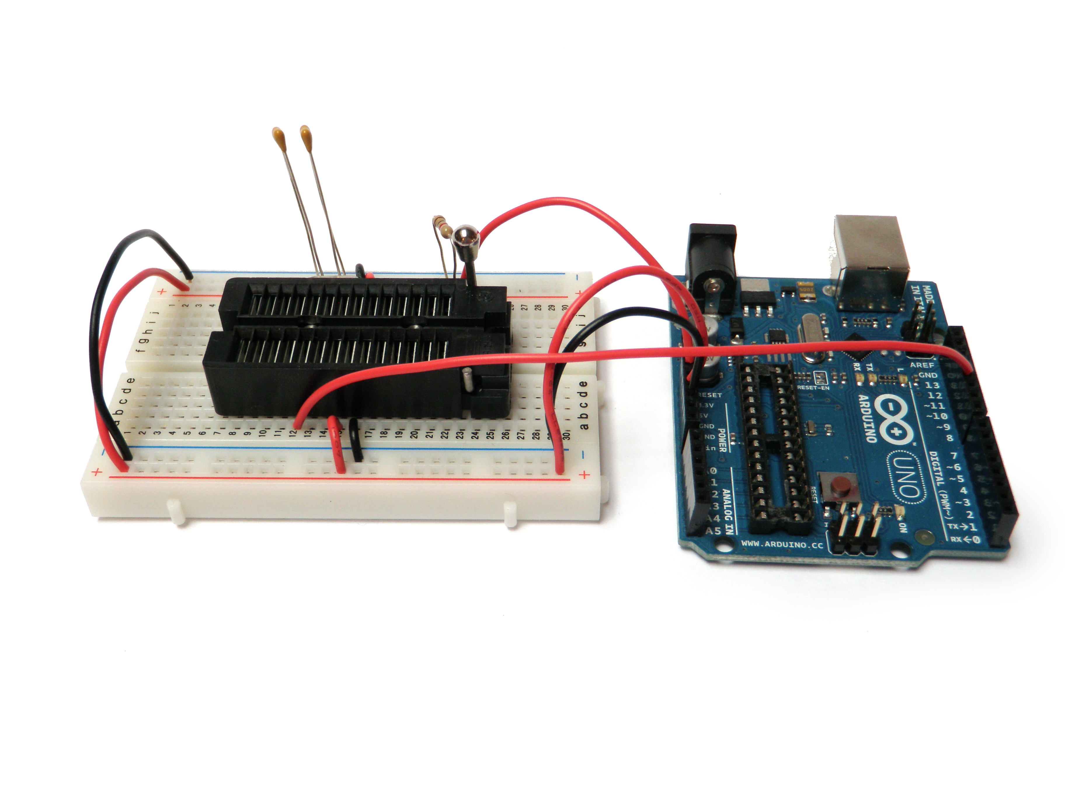 Bootload an Arduino With a ZIF Socket | Trybotics