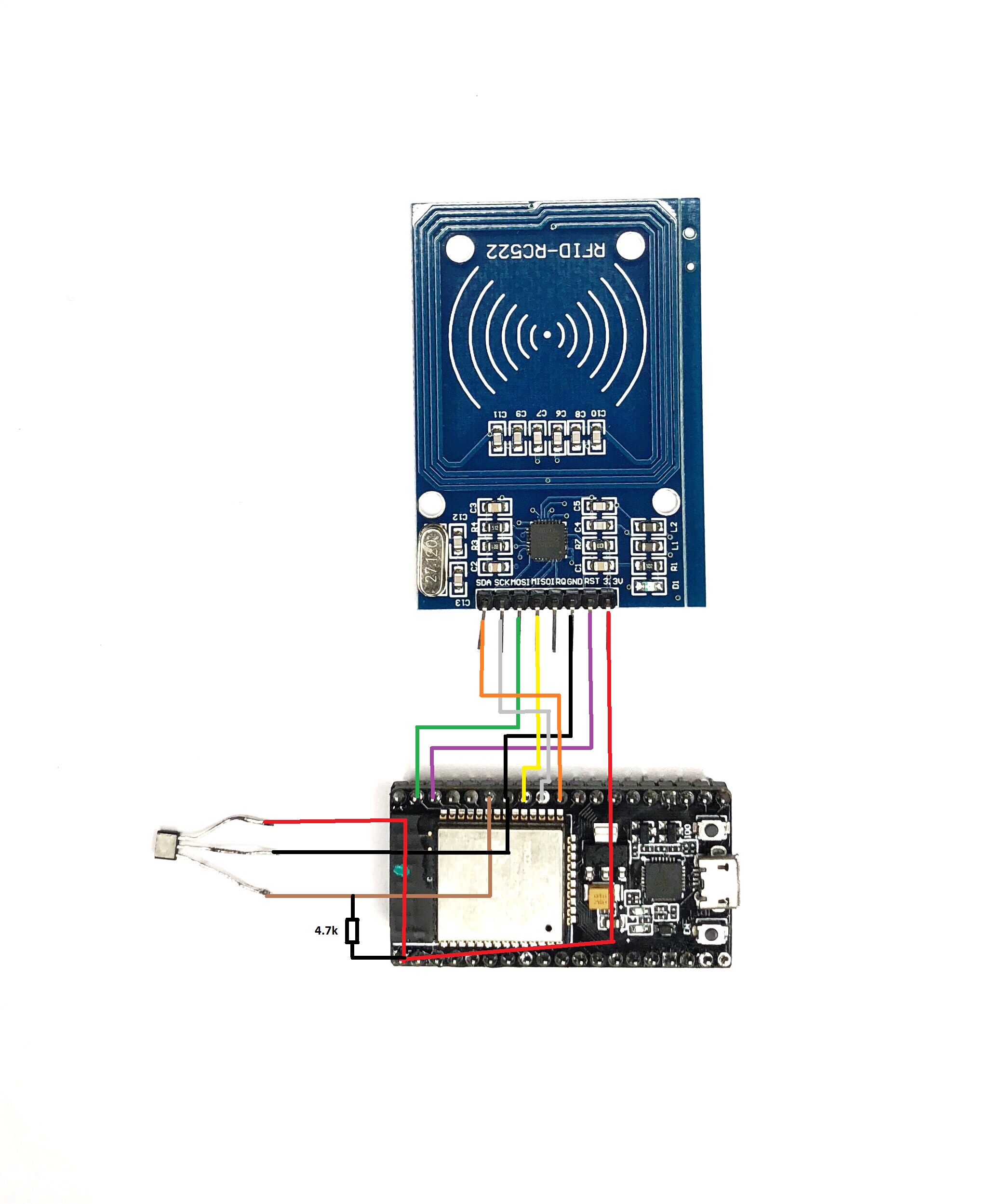 ESP32+RC522+IFTTT=Home Security | Trybotics