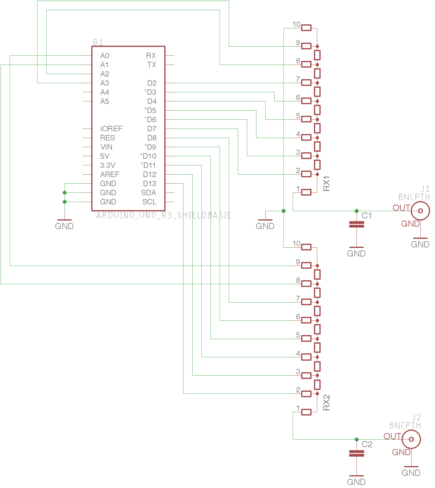 Arduino Xy Display On A Oscilloscope Shield Trybotics