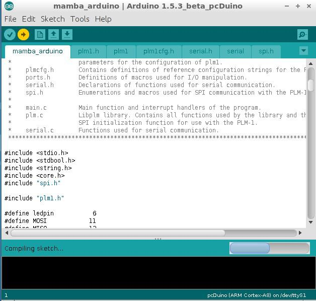 Mamba of LinkSprite Realize Narrow Band Powerline Communication on PcDuino | Trybotics