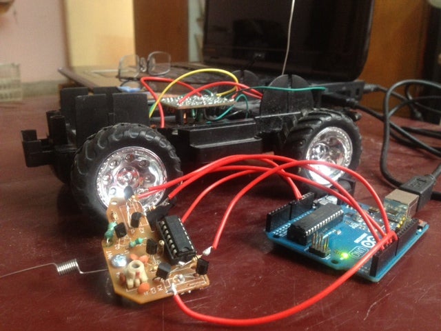 Simple Contrlling Rc Car By Arduino 6 Steps Instructables