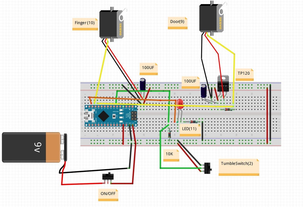 Arduino Useless Box 7 Steps With Pictures Instructables