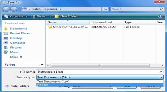Simple Batch Programming 5 Steps Instructables