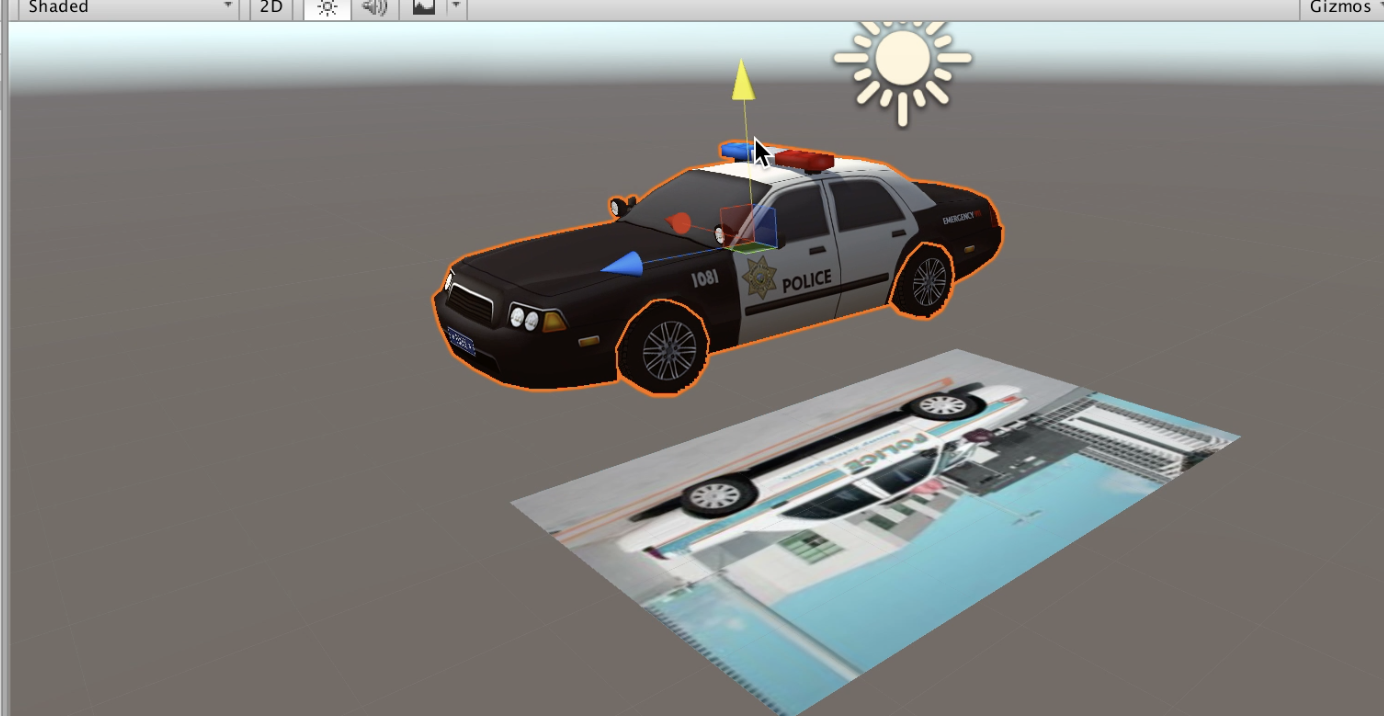 Augmented Reality Police Car | Trybotics