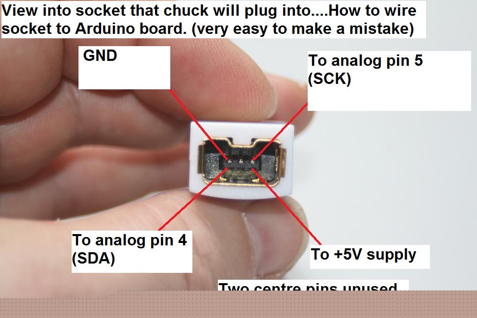 Wireless Wii Nunchuck Controlled Arduino Trybotics