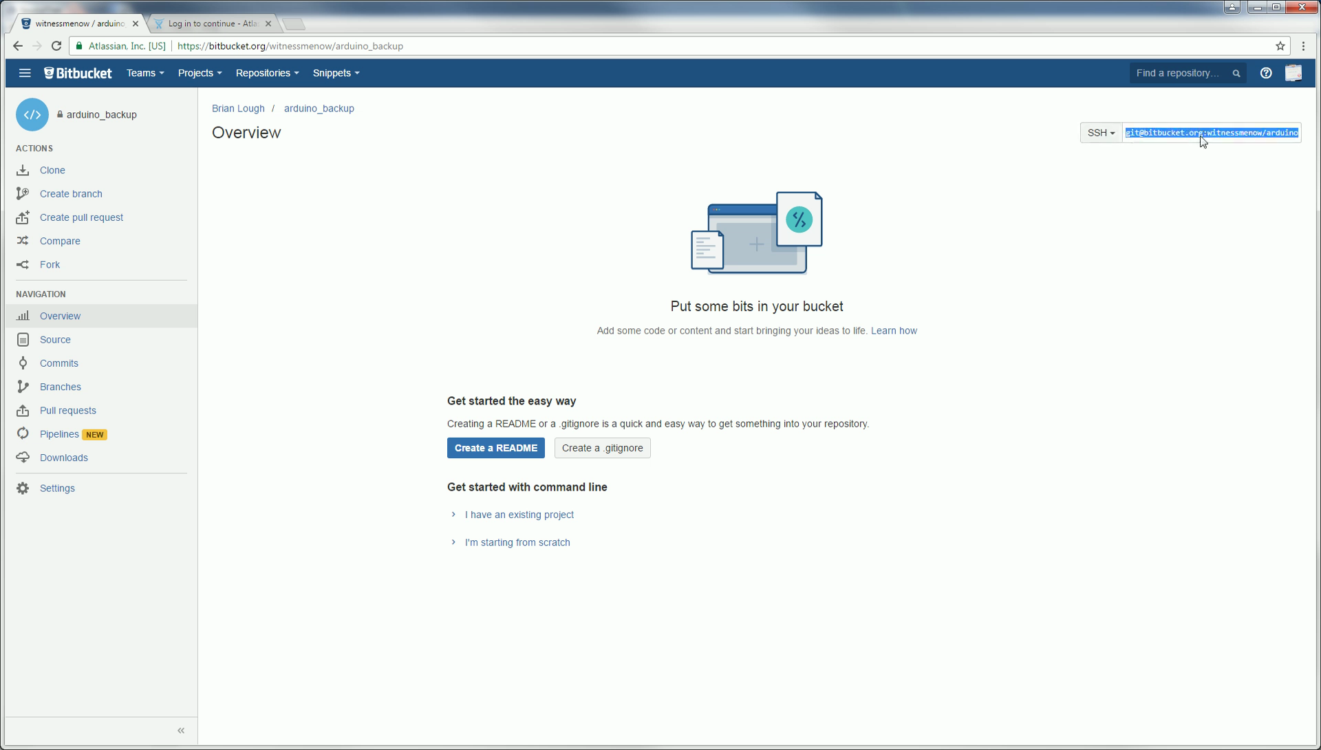 How To Backup Your Arduino Sketches For Free Using Bitbucket Trybotics