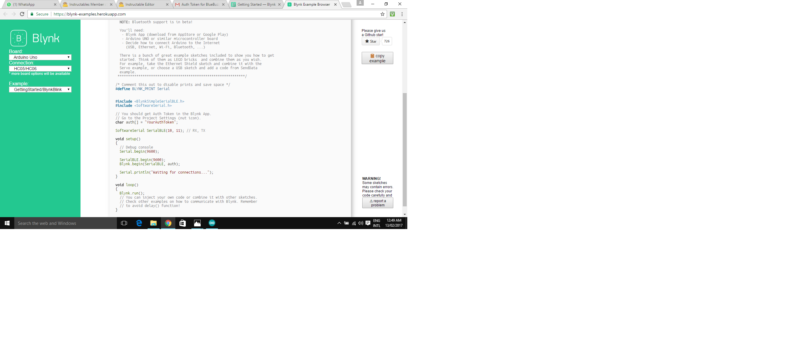 Controlling Buzzer and Led From Android Using Blynk | Trybotics