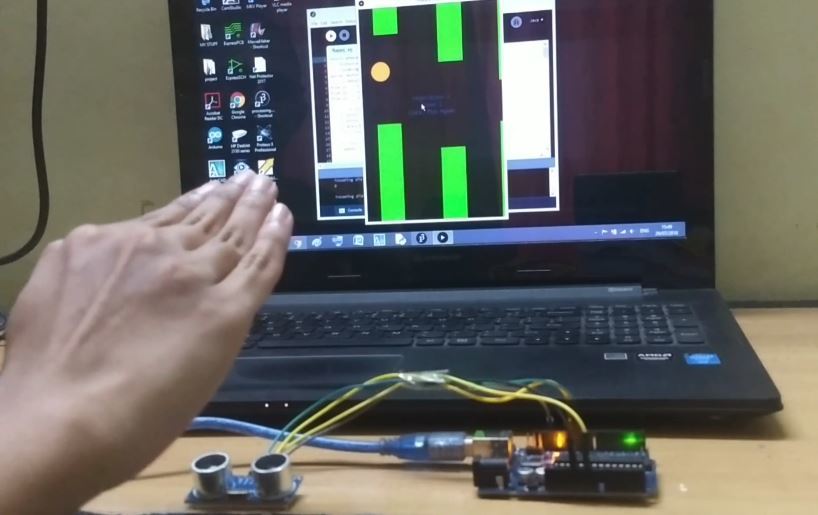 Flappy Bird Using Arduino And Processing Trybotics 