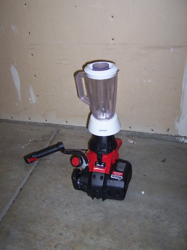 Gas Powered Blender : 7 Steps - Instructables
